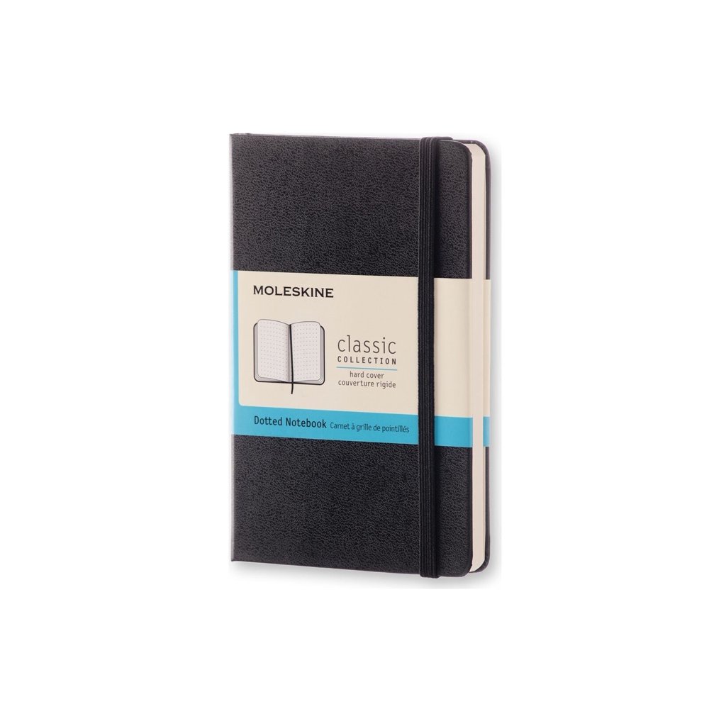 Moleskine Classic Dotted Pocket Notebook, Hard Cover, Black - Walmart ...