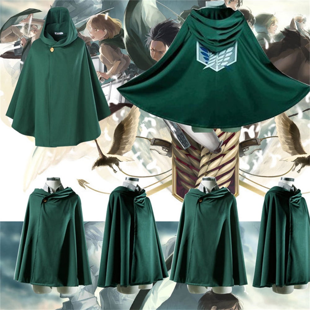 Buy Attack on Titan Anime Cloak Shingeki No Kyojin Cosplay Scouting ...