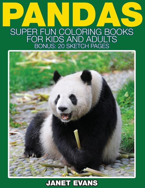 Pandas : Super Fun Coloring Books for Kids and Adults (Bonus: 20 Sketch ...