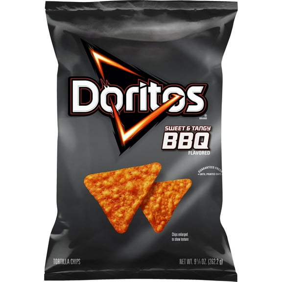 Doritos Flamin' Hot Korean Style BBQ Tortilla Chips, 9.0 Ounce Bag, Bold Snacking Flavor ...