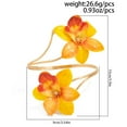 Versatile Eggs Flower Pattern Iron Breathable Body Jewelry Suitable for ...