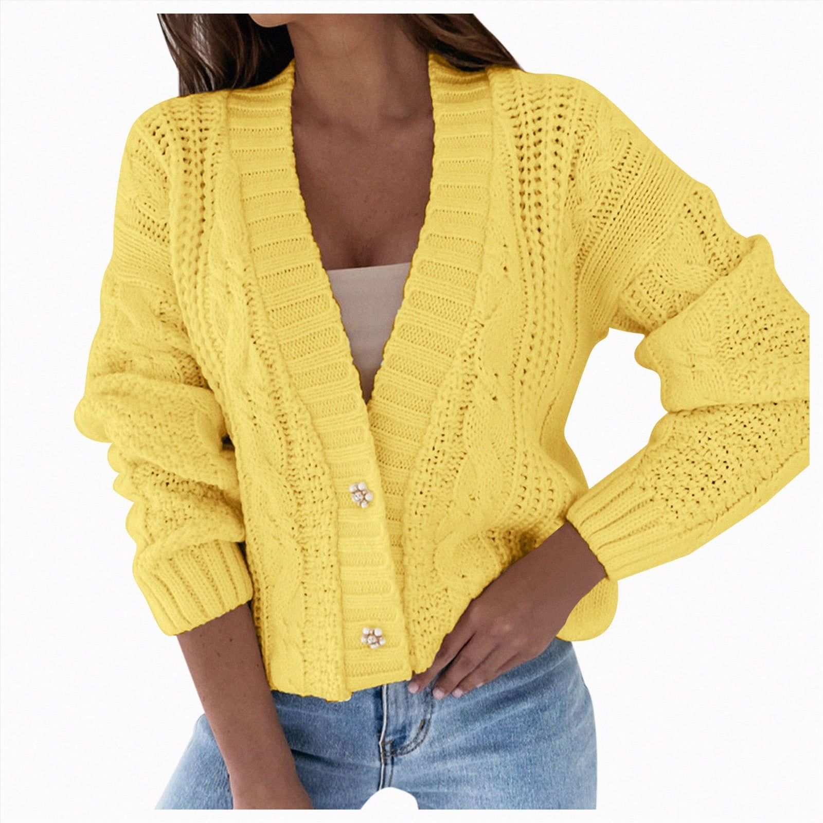 Click here for Splozh Womens Cardigan 2025 Long Sleeve Womens V N... prices