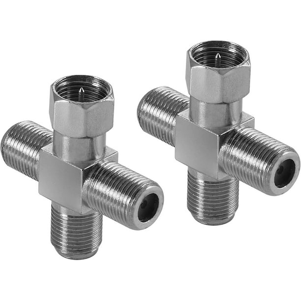 Antenna Splitter Cross Splitter Adapter For Coaxial Cable, Satellite ...