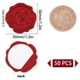 1Box Adhesive Wax Seal Stickers Envelope Seal Decoration for Craft ...