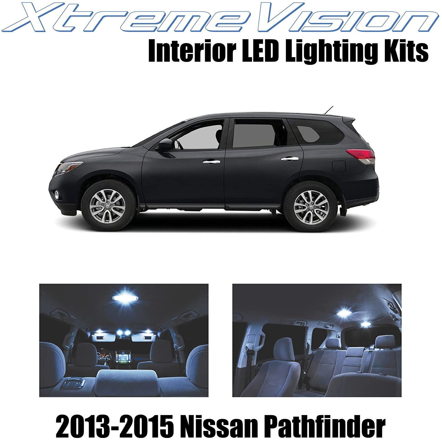 XtremeVision Interior LED for Nissan Pathfinder 2013-2015 9 pcs Cool ...