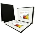 Phoenix Black Canvas Panels 8x10 Inch, 6 Pack, 100% Cotton, Primed for ...