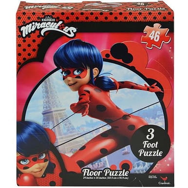 ZAG Heroez Miraculous Lady Bug 3-Foot Puzzle - 46 Pieces - Walmart.ca