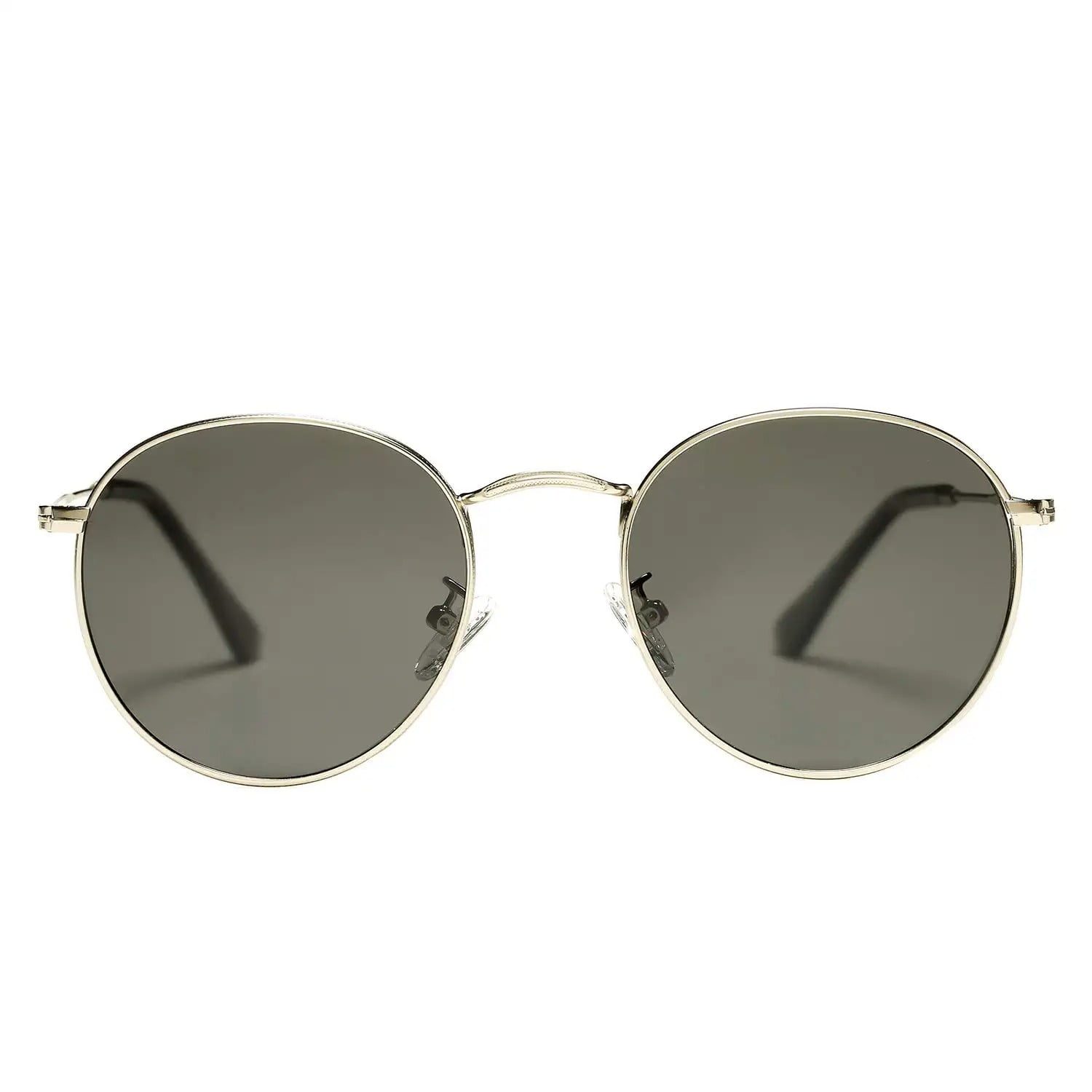 Azorb Polarized Sunglasses Round Trendy Sunglasses Silver Farmes and ...