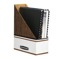 Bankers Box Corrugated Cardboard Magazine File Organizer, Office Letter ...