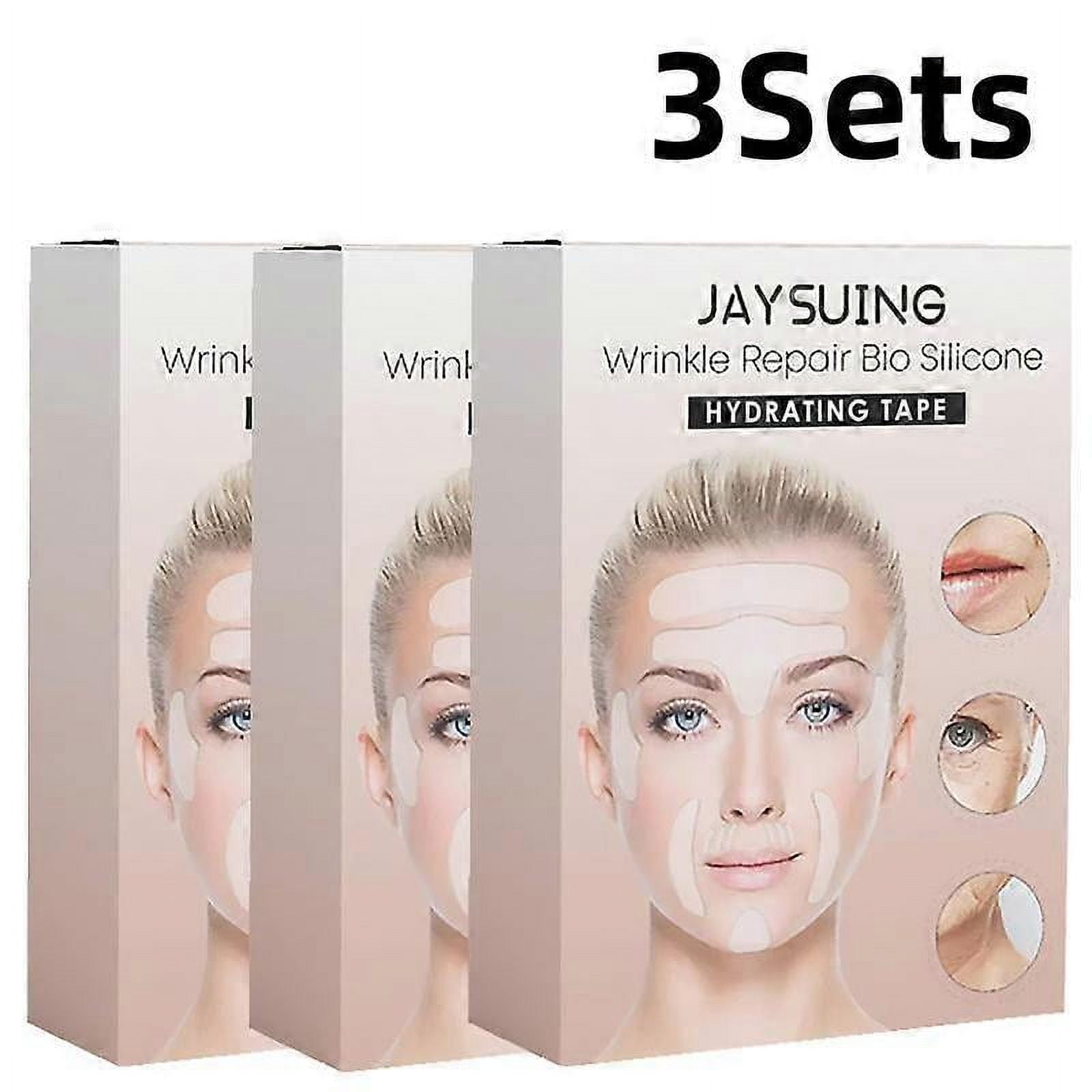 Reusable Silicone Wrinkle Removal Sticker Facial Lifting Strips Set ...