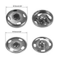 Uxcell Snap Buttons, Copper Sew-on Press Button Fastener Gray - Walmart.com