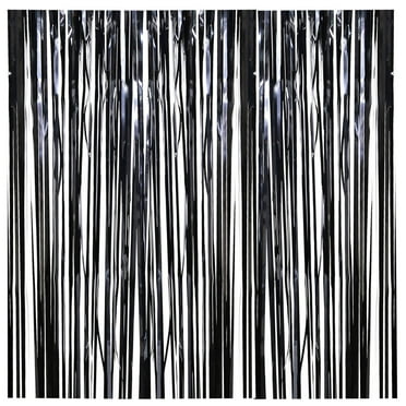 Metallic Foil Fringe Curtains Tinsel Curtain Photo Backdrop Birthday ...