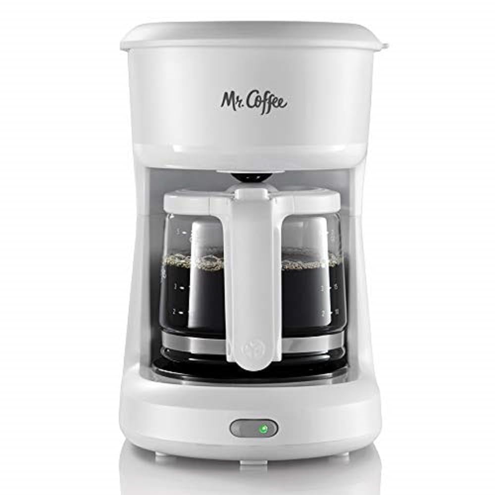 Mr. Coffee 2134286 ® 5-Cup Mini Brew Switch Coffee Maker, White ...