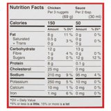 Flamingo breaded Chicken nuggets, fully cooked with sweet & sour sauce ...