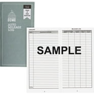 Dome, DOM750, Auto Mileage & Expense Record Book, 1 Each, White ...