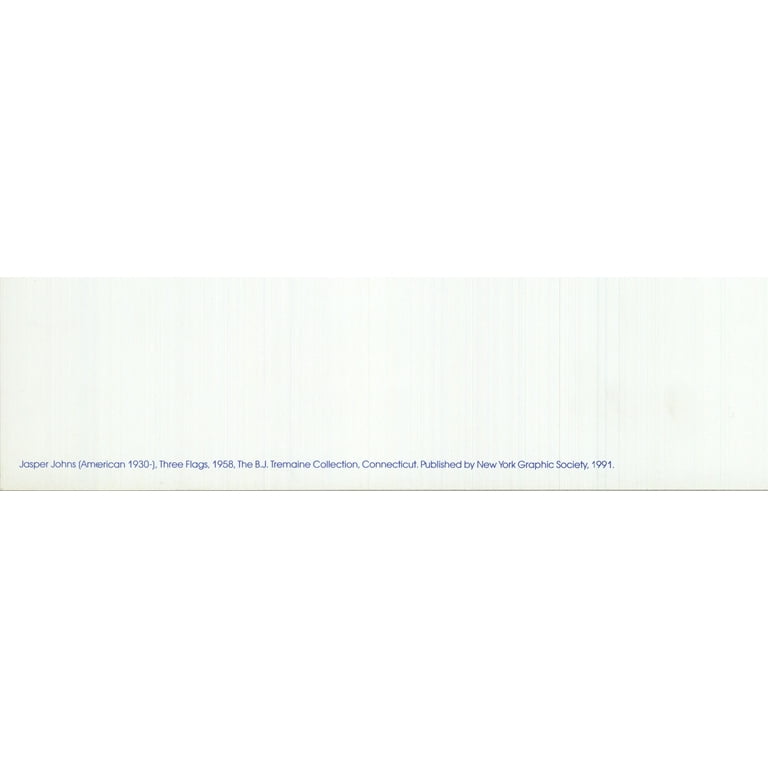 Jasper Johns Three Flags 1958