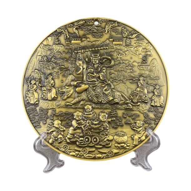 Rongfmy Decorative Plate Fenshui Ornament Little Cai Shen Table ...