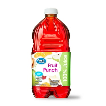 Tropicana Fruit Punch Juice Drink with Real Fruit Juice 46 fl oz Bottle ...