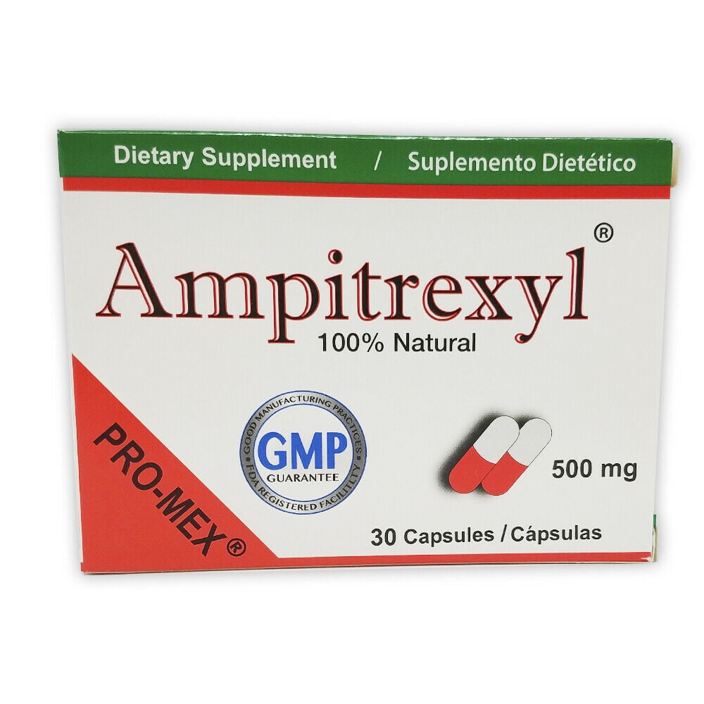 ProMex Ampitrexyl Natural Immune Support, Dietary Supplement 500 mg, 30 ...