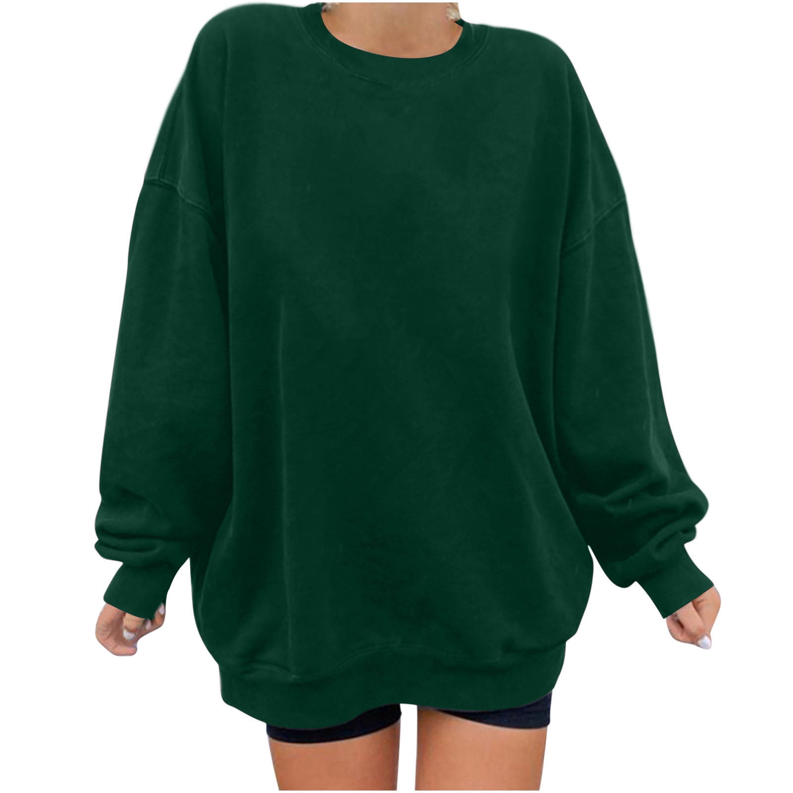 Click here for Aherbiu Oversized Sweatshirt For Women Fleece Crew... prices