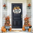 Bjutir Fall Wood Door Hanger Front Door Decor Entry Way Wall Decor ...