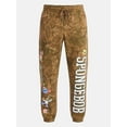 SpongeBob SquarePants Men's & Big Men's Graphic Fleece Sweatpants ...
