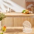 Acrylic Display Holder Round Slotted Display Stands Clear 9.9x1cm ...