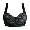 Bras for Women,Comfortable Embroidered Front Closure Bra for Plus Size ...