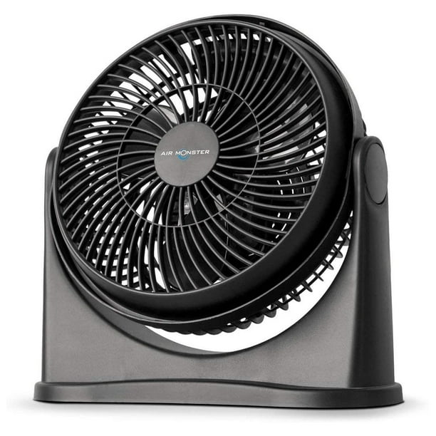 Air Monster 15655 High Velocity 3 Speed 8 Inch Adjustable Tilt Desk Fan ...
