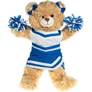 Red & Black Cheerleader Teddy Bear Outfit Fits 14" - 18" stuffed animal ...