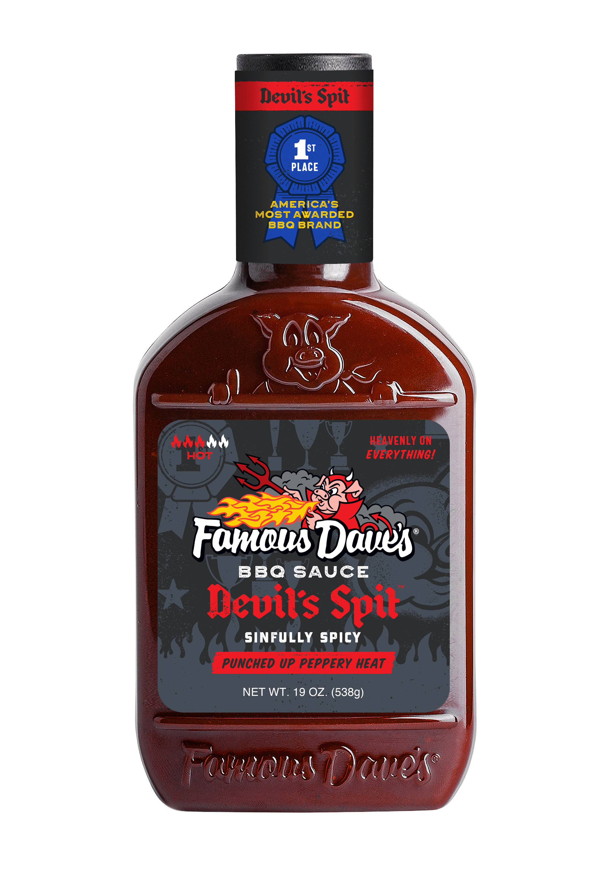 Famous Dave's Devil's Spit BBQ Sauce, 19 oz – Walmart Inventory Checker ...
