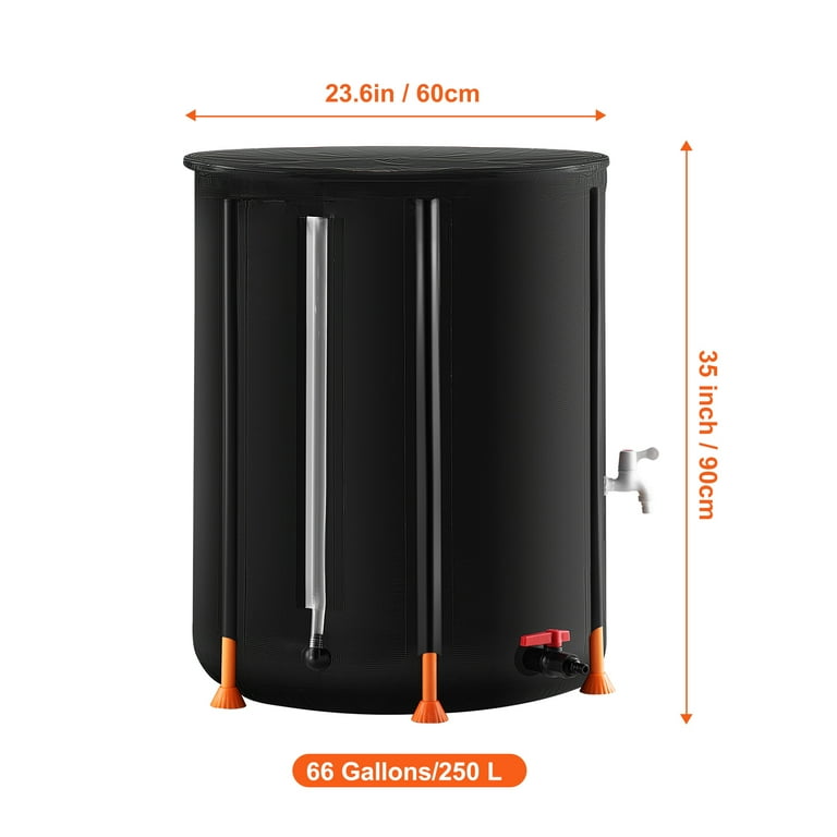 Water Tank Collapsible Rain Barrel, Portable Water Storage Tank ...