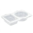 CaiTeLin 20pc Double Compartment Condiment Container Double Condiment ...