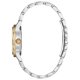 Bulova Women's Two Tone Crystal Turn Style Watch 98L245 - Walmart.com