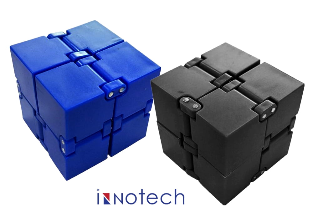 Innotech Infinity Cube Fidget Toy Stress Relieving Fidgeting Game for ...