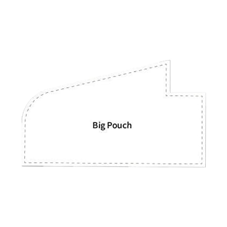Cute Pouch Acrylic Bag Pattern Template Professional Clear DIY Sewing 3 ...