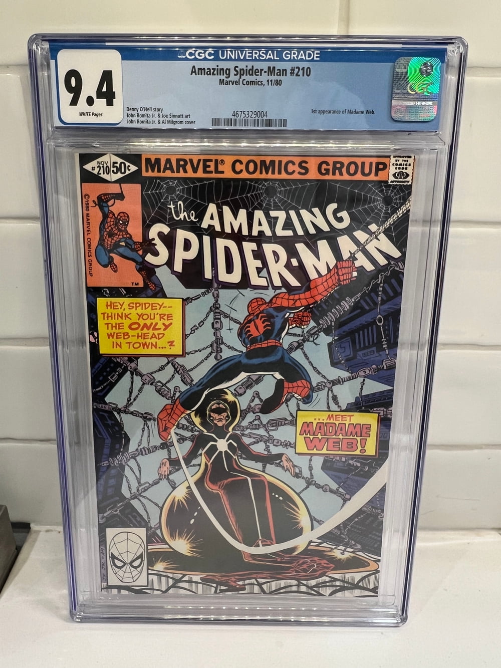 Amazing Spider-Man #210 - CGC 9.4 Comic Book - Walmart.com