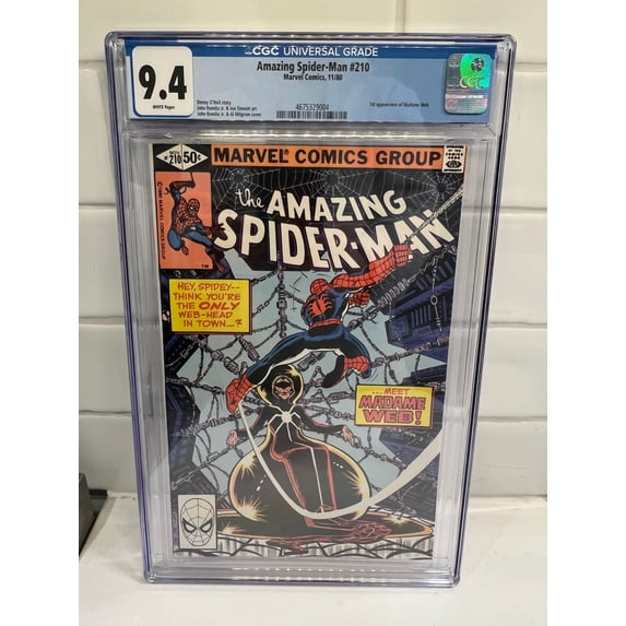 Amazing Spider-Man #210 - CGC 9.4 Comic Book - Walmart.com