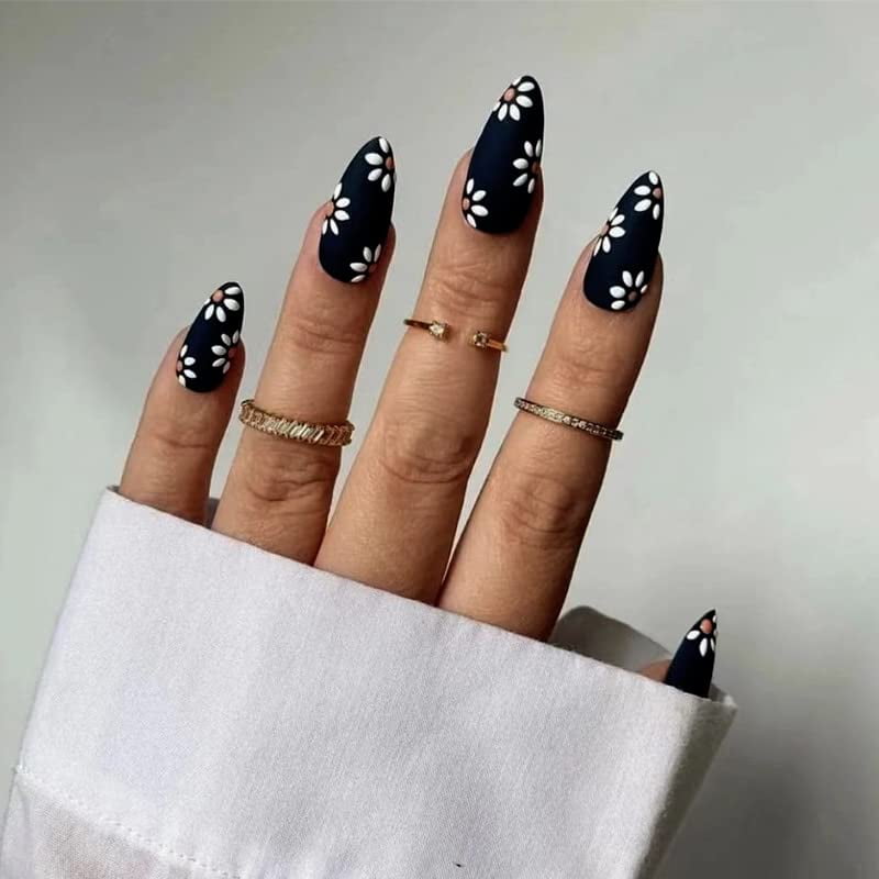 Round Black Fingernails
