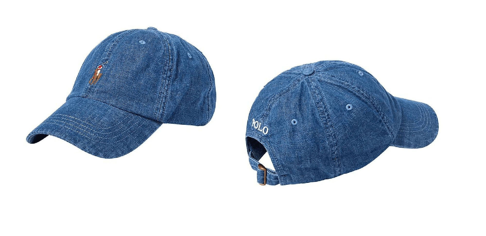 Ralph Lauren Mens Denim Baseball Cap, Blue, One Size - Walmart.com