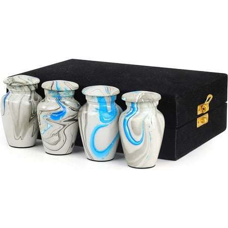 Nagina International Keepsake Urns Small for Human Ashes Set of 4 ...