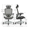 Union & Scale Flexfit Hyken Charcoal Gray Office Task Chair with Swivel ...