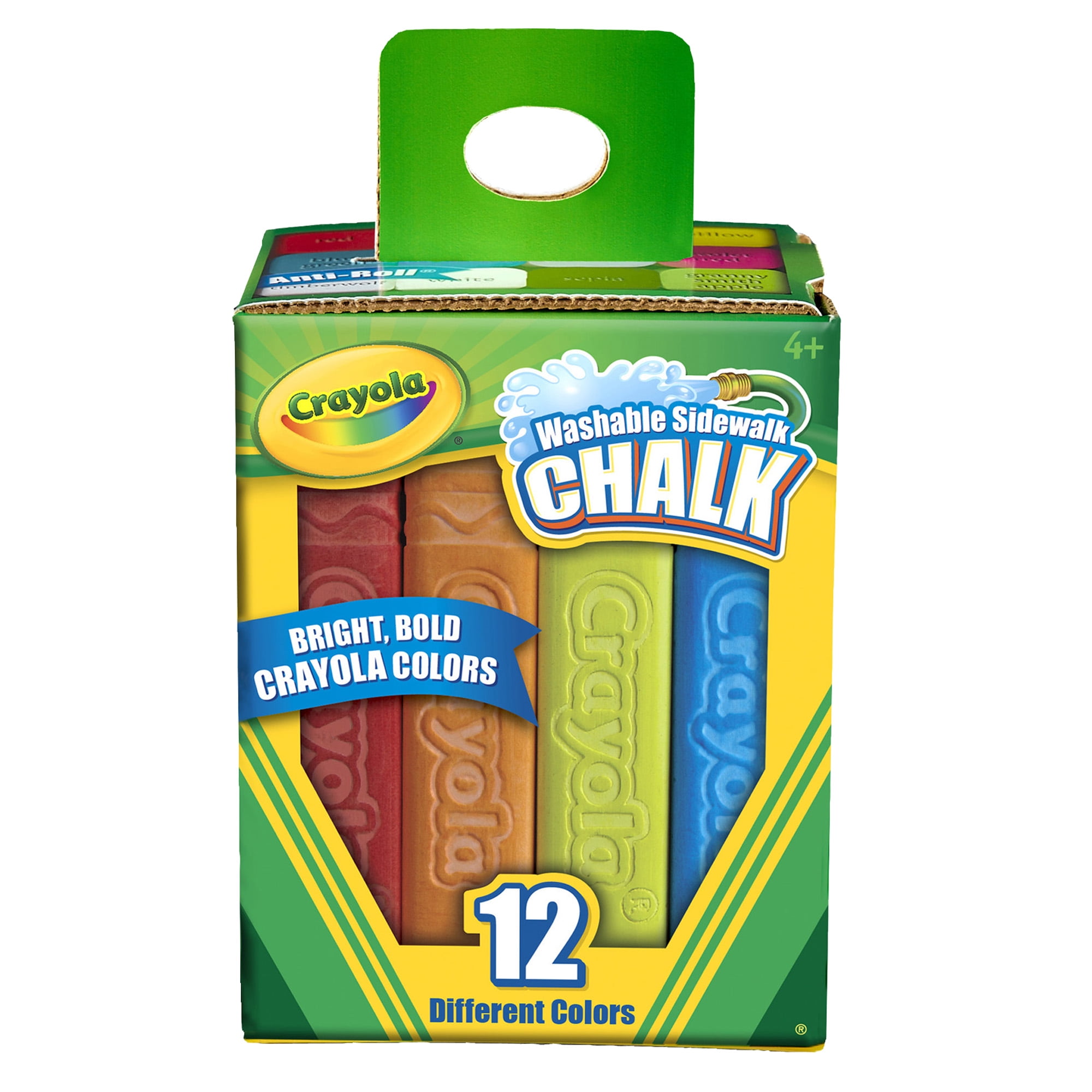 Crayola Washable Sidewalk Chalk, 12 Count Per Box, Set Of 8 Boxes ...