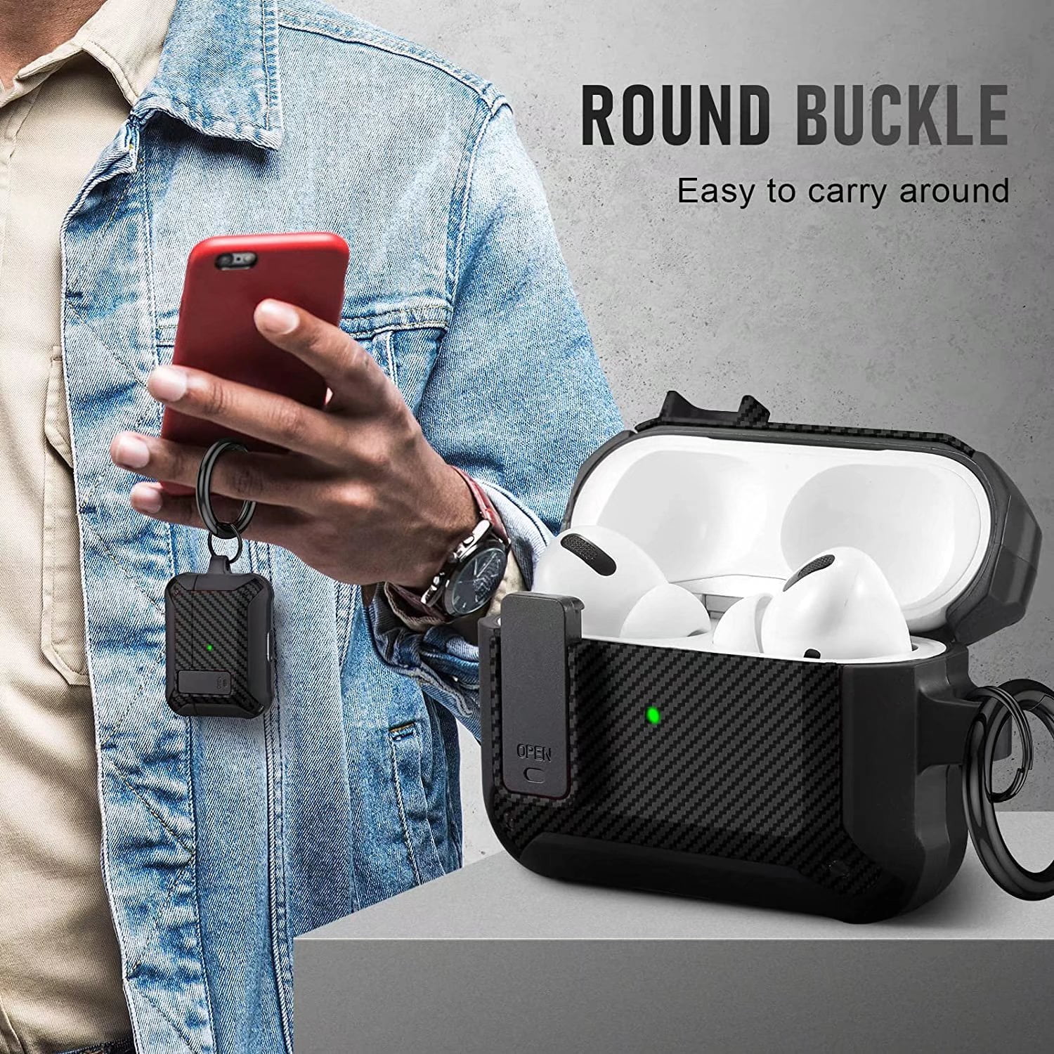 Buy Airpods Pro Case Cover for AirPod Pro,Military Armor Series Full ...