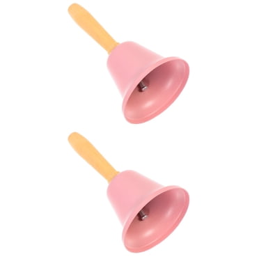 Super Loud Solid Hand Call Bell Wooden Handle Christmas Hand Call Bell ...
