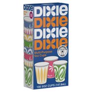 Dixie Disposable Small Beverage Paper Cups, 5oz., Floral Design, 450 ...
