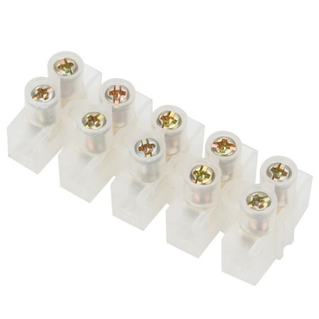 QIILU Terminal Strip Block,Industrial Connector,20Pcs Terminal Block ...