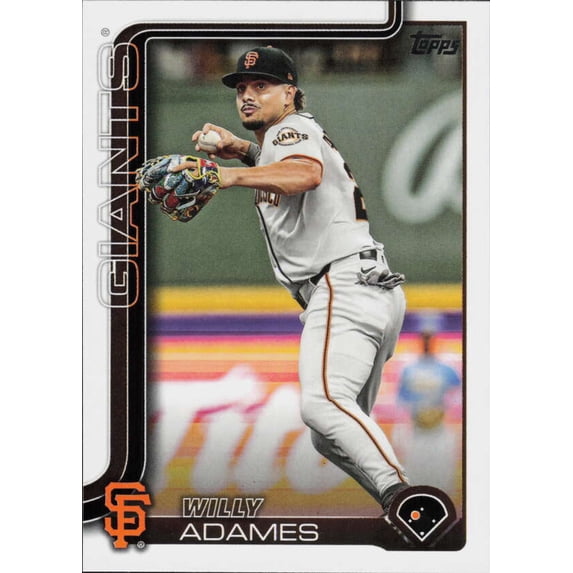 2025 TOPPS SERIES 2 521 WILLY ADAMES SAN FRANCISCO GIANTS - Walmart.com