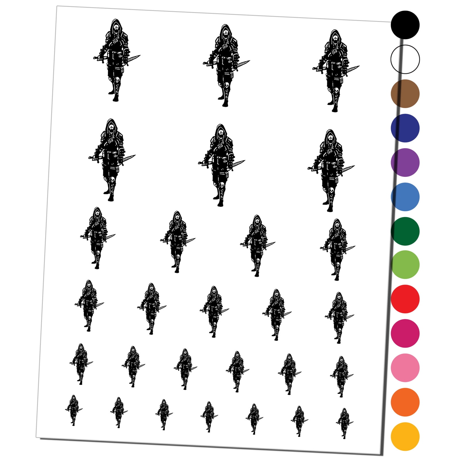 RPG Class Thief Rogue Assassin Scoundrel Water Resistant Temporary ...