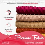 FabricLA | Red Dimple Minky Dot Fabric by The Yard | Oeko-TEX Certified | Soft Minky Dot Cuddle ...